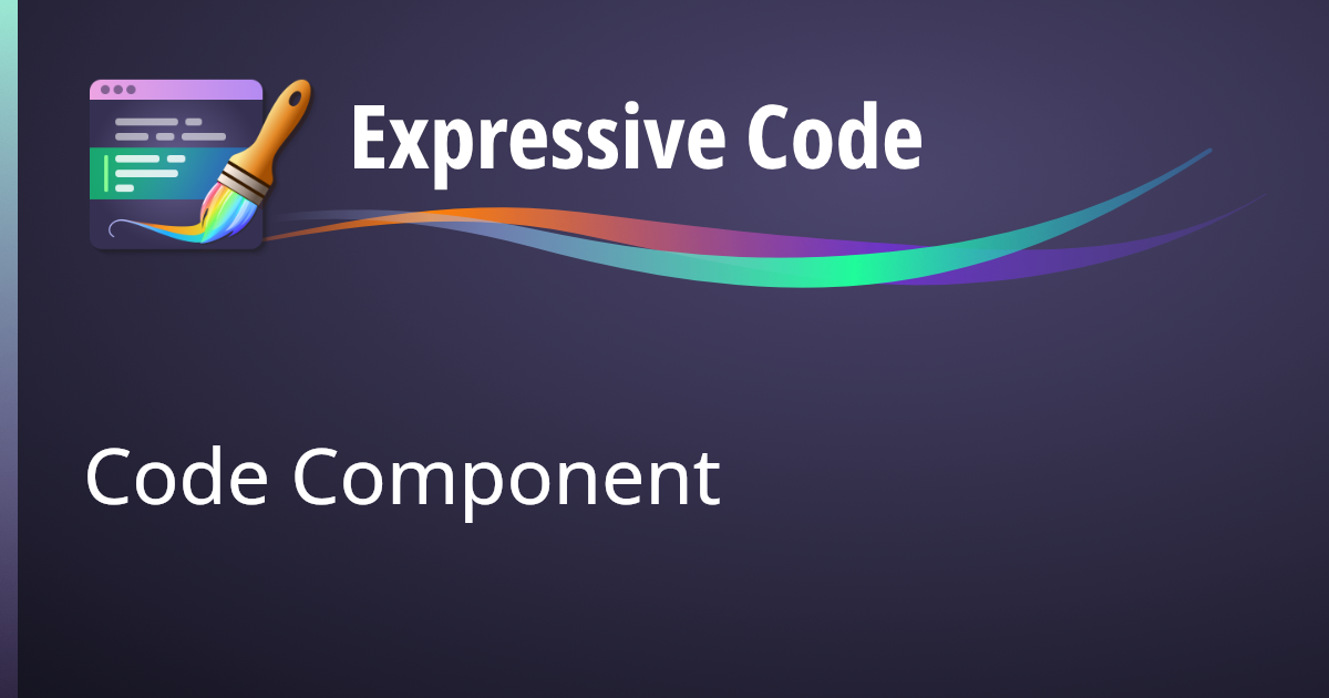 Code Component Expressive Code