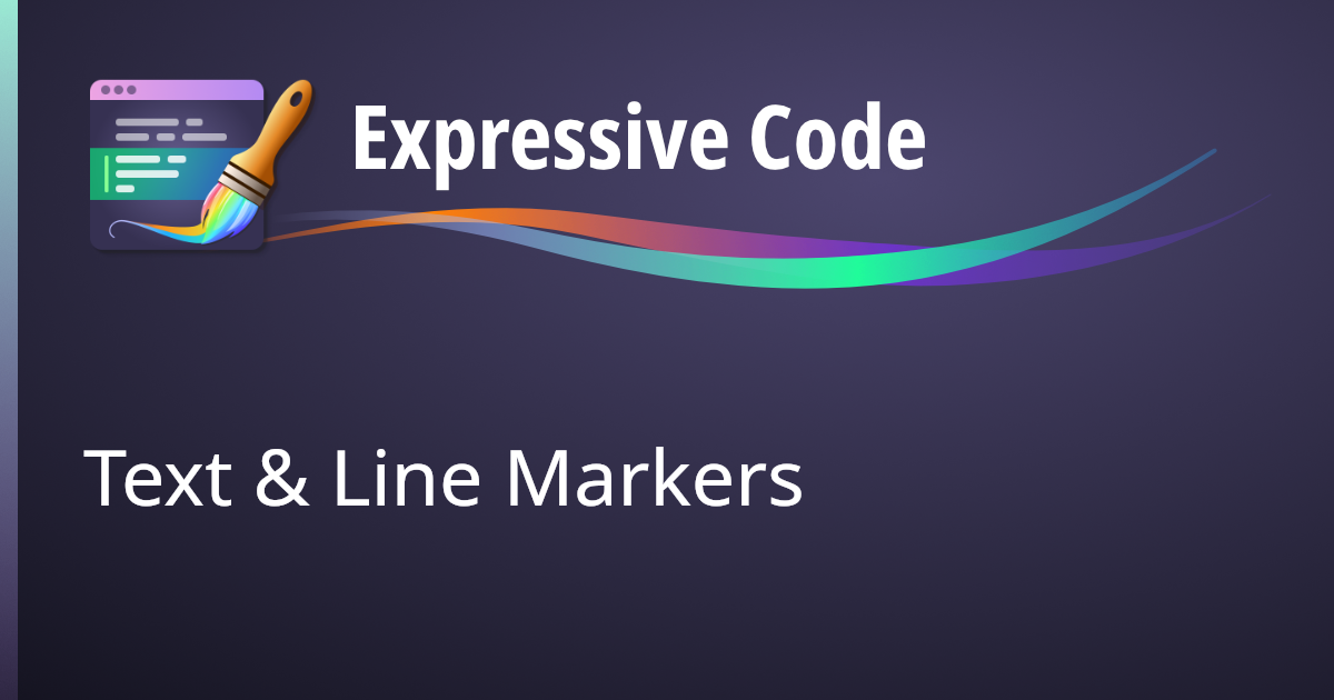 Text & Line Markers | Expressive Code
