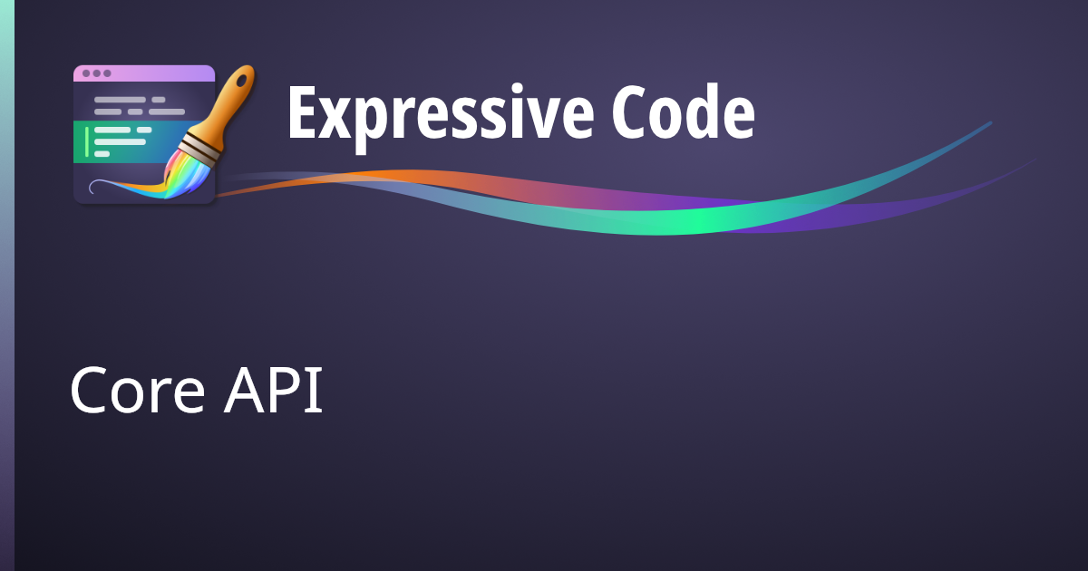 Core API | Expressive Code